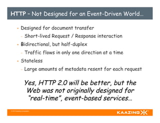 WebSocket Perspectives and Vision for the Future - HTML5DevConf Oct 2013 SF | PDF | Web ...