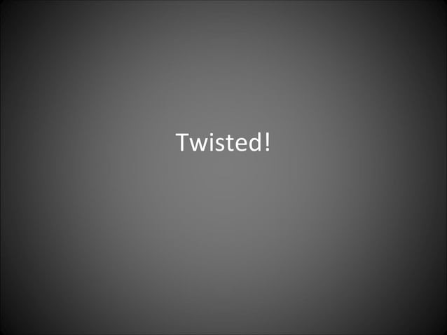 WebSockets в Twisted | PPT