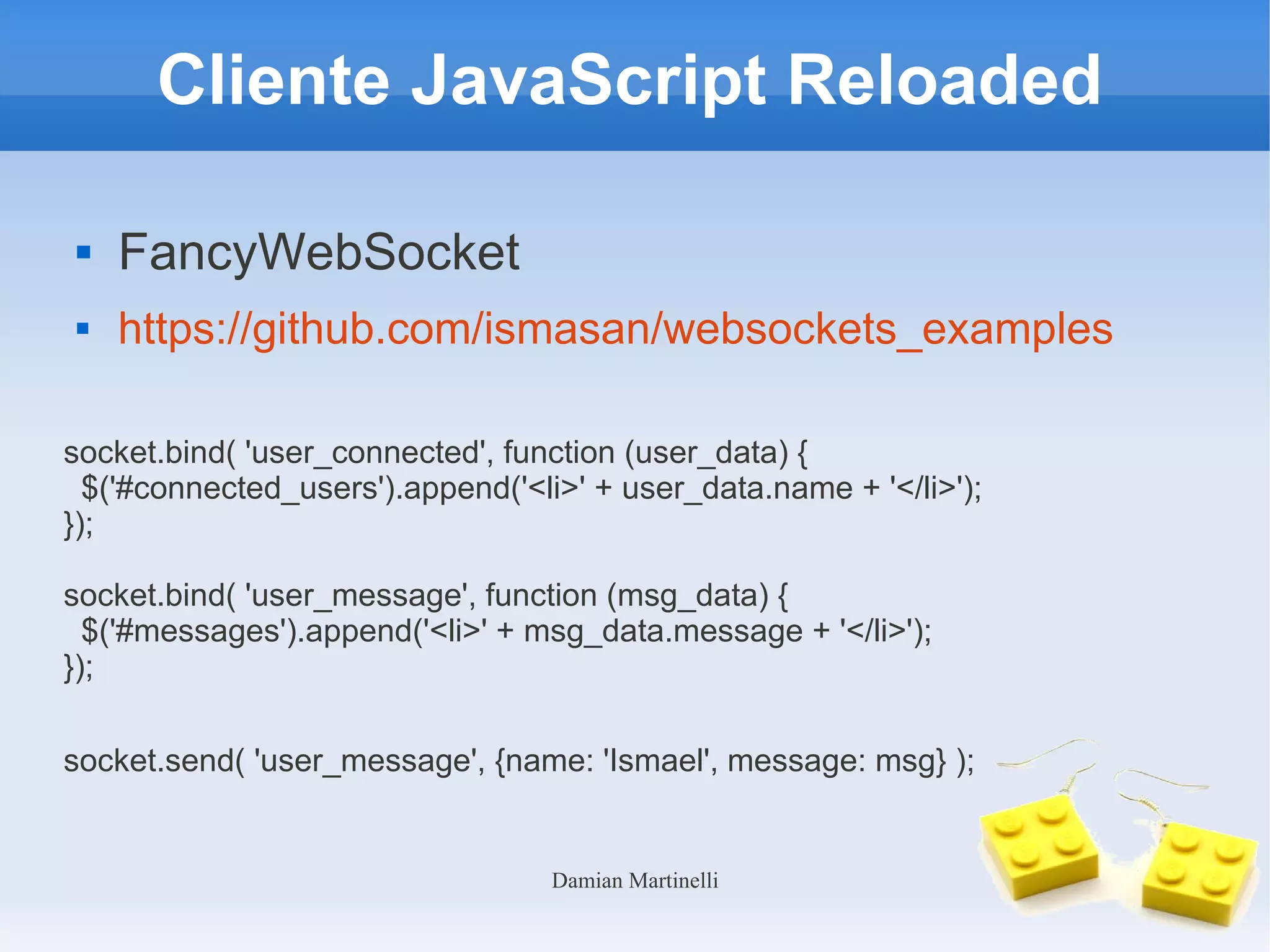 Websockets en Ruby en 5 Minutos | PPT