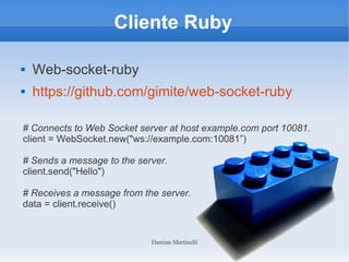 Websockets en Ruby en 5 Minutos | PDF