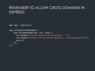 Websockets in Node.js - Making them reliable and scalable | PPT