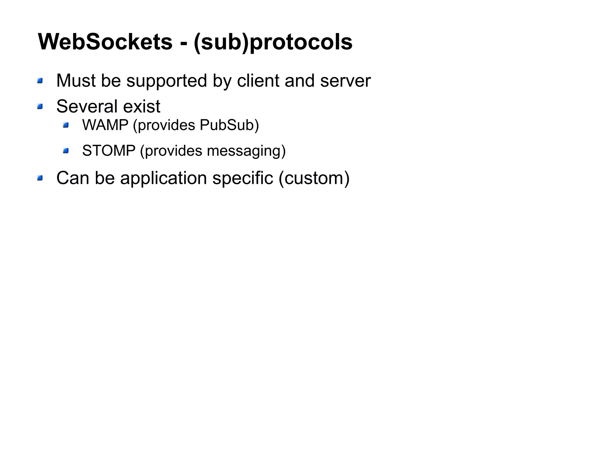 Building interactivity with websockets | ODP