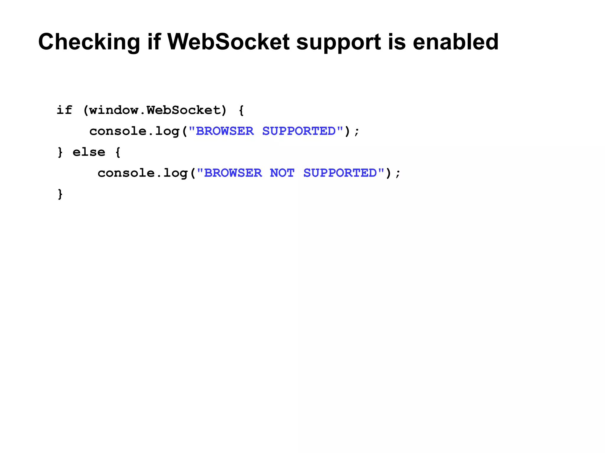 Building interactivity with websockets | ODP