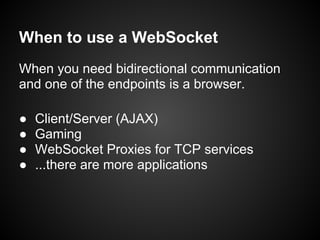 Websockets | PDF | Web Development | Internet