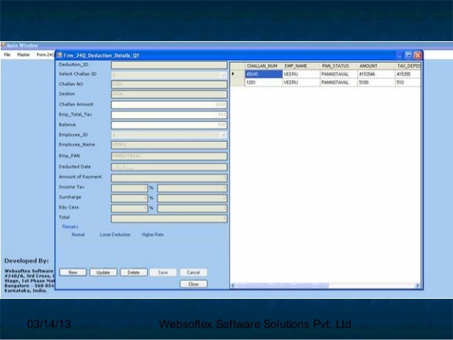 Free TDS Software | TDS Software | TDS Return | TDS Computation | TDS ...