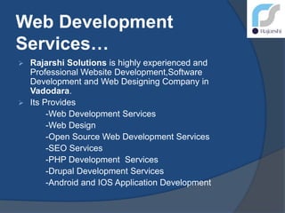 Web & software development company in vadodara | PPTX