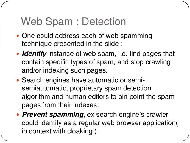 Web spam