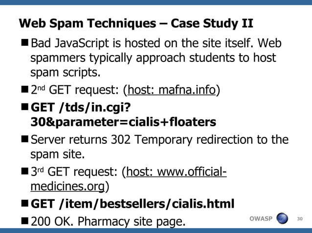 Web Spam Techniques | PPT