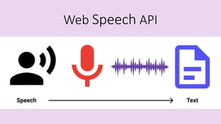 Web Speech API | PPT