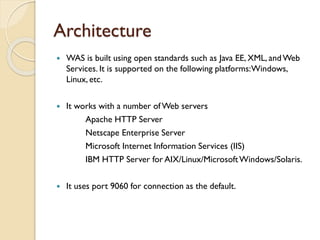 WebSphere Application Server | PPTX