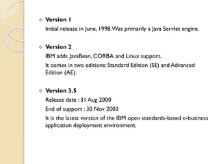 WebSphere Application Server | PPTX