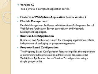 WebSphere Application Server | PPTX
