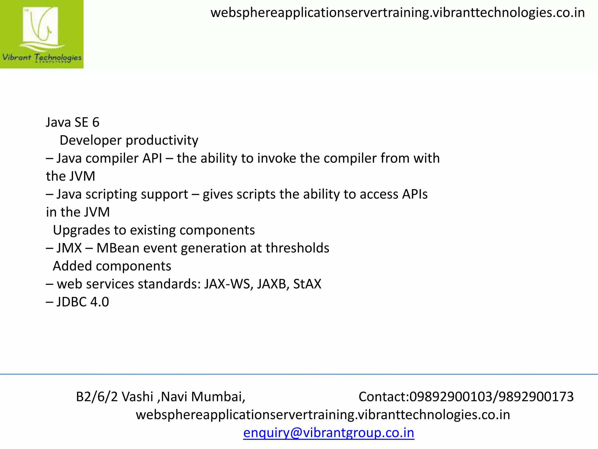 Websphere application-server-training-course-navi-mumbai-websphere ...