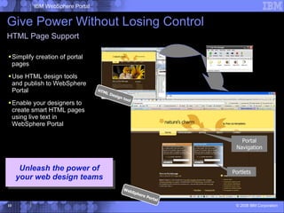 IBM WebSphere Portal 6.1 Preview - What's New | PPT
