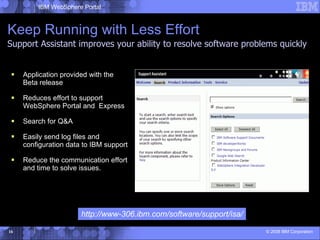 IBM WebSphere Portal 6.1 Preview - What's New | PPT