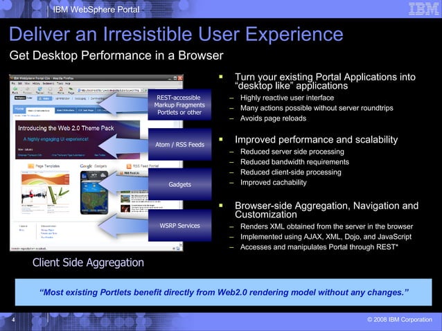 IBM WebSphere Portal 6.1 Preview - What's New | PPT
