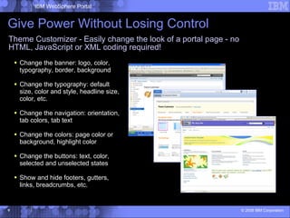 IBM WebSphere Portal 6.1 Preview - What's New | PPT