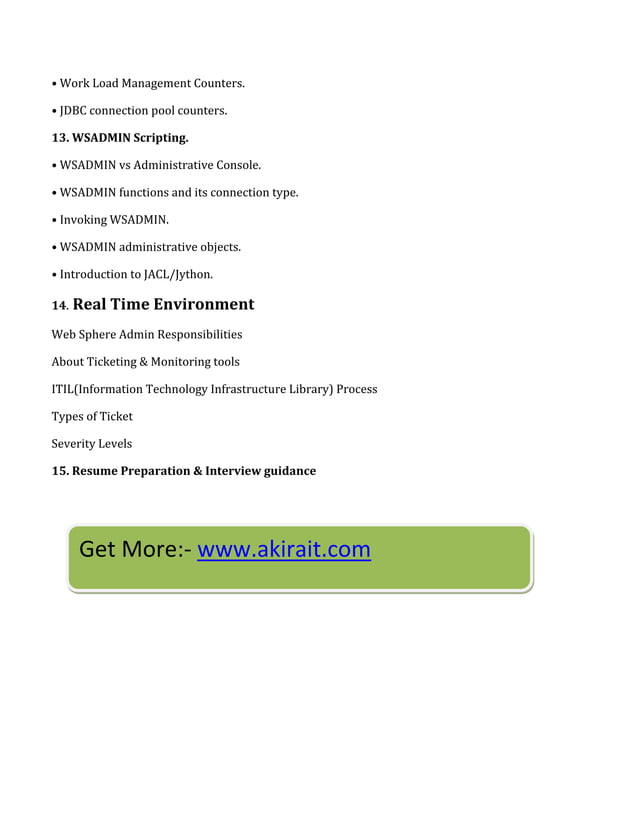 Web sphere application server administration | PDF