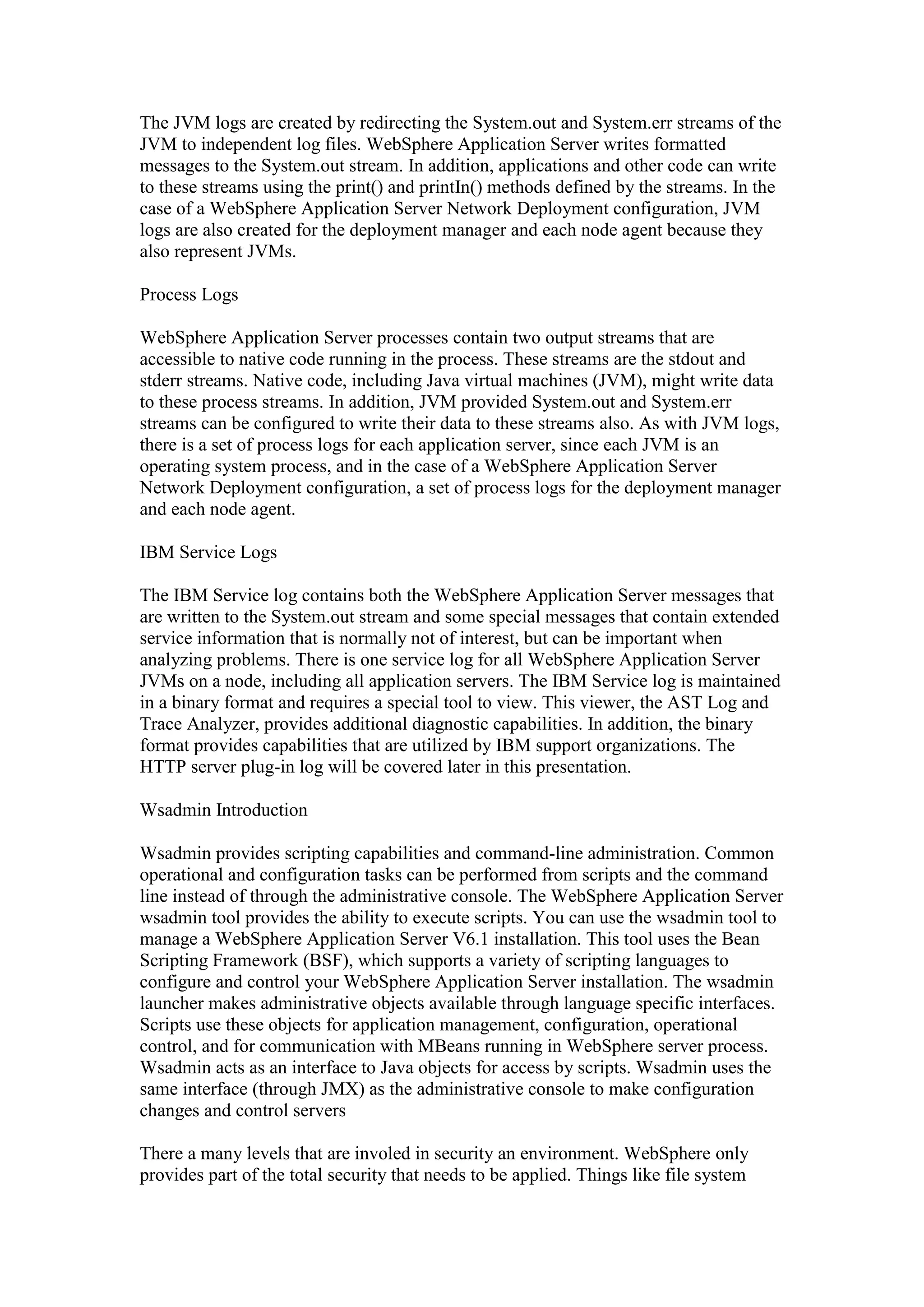 Web Sphere Application Server Features Docx