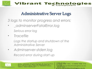 Websphere - Introduction to logs and configuration | PPT