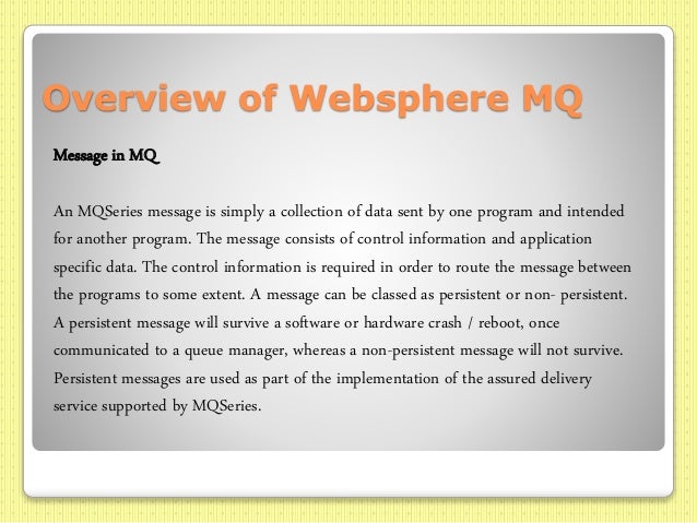 Websphere Mq Free Tutorial