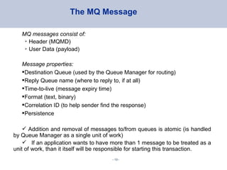 WebSphere MQ introduction | PPT