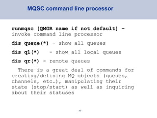 WebSphere MQ introduction | PPT