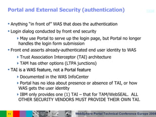 Websphere Portal V6.1 Security Overview | PDF
