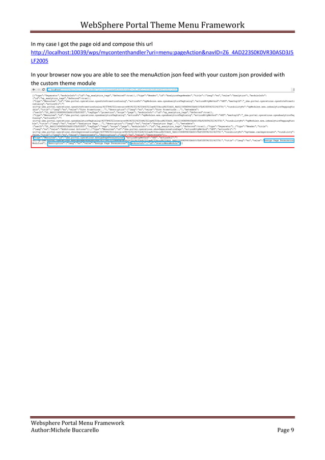 Websphere portal theme menu framework | PDF