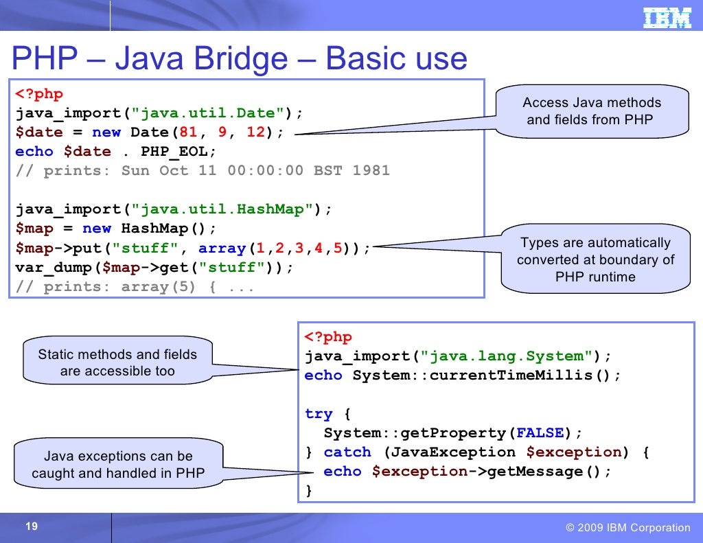 Php Java Bridge