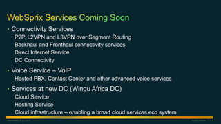 Web sprix practical steps for improving network coverage | PPT