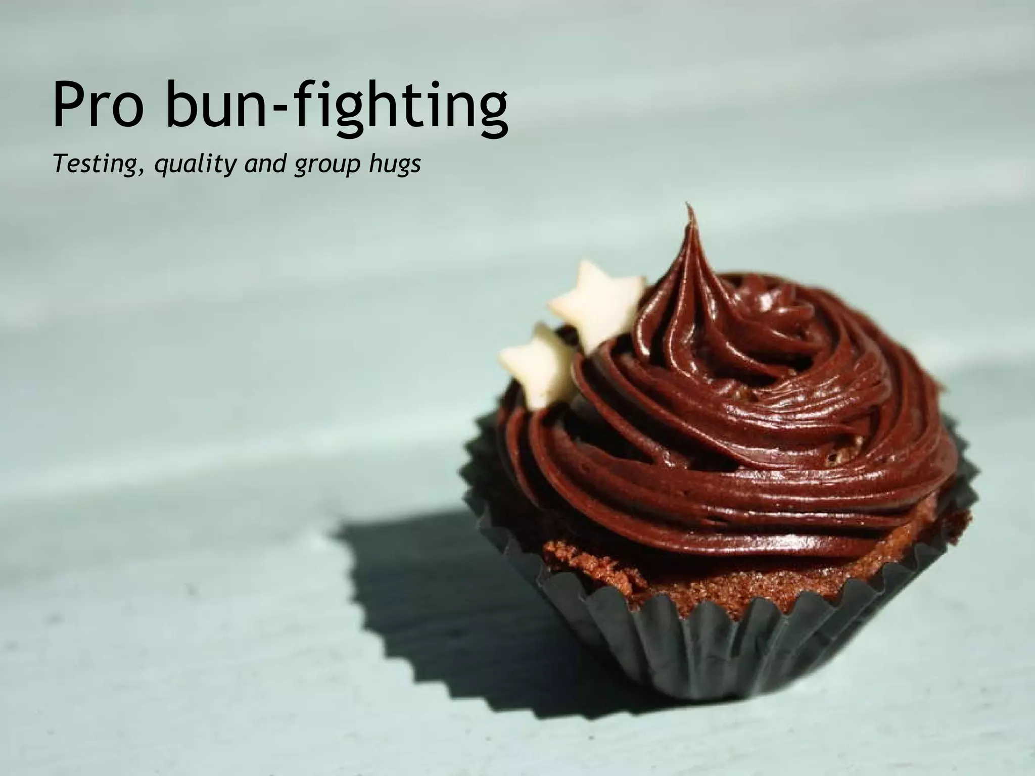 Pro bun-fighting - Working with JavaScript projects | PPT