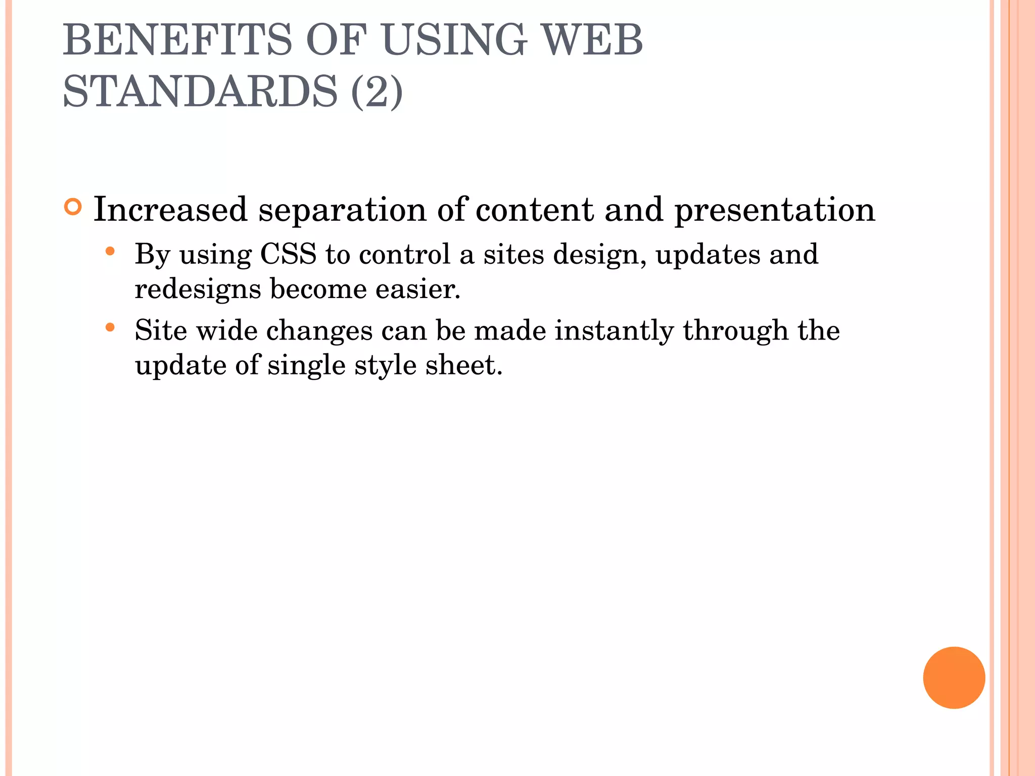 Web Standards | PPT