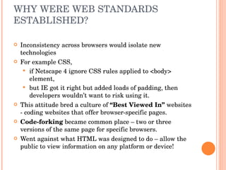 Web Standards | PPT