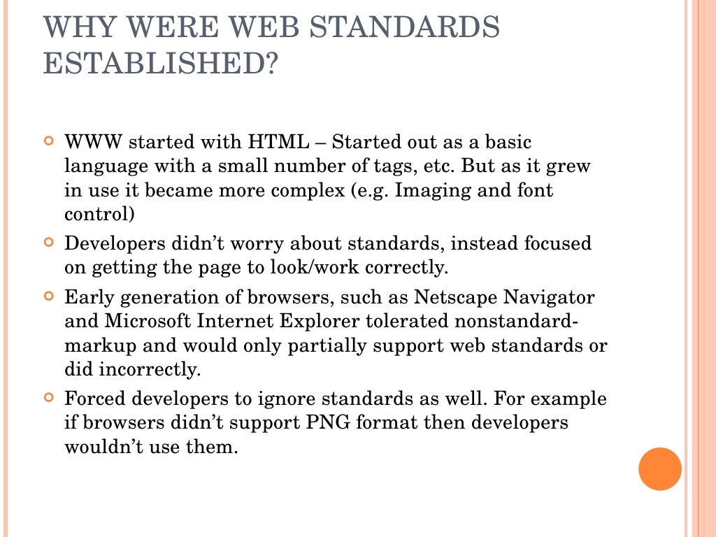 Web Standards web-standards