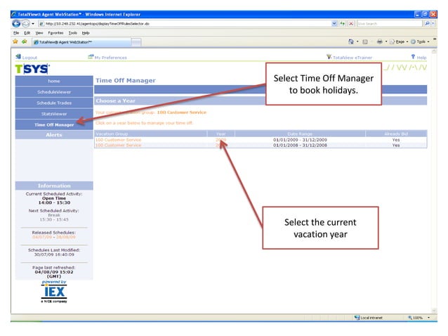 Webstation holiday process. | PPT
