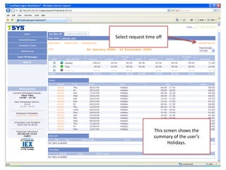 Webstation holiday process. | PPT
