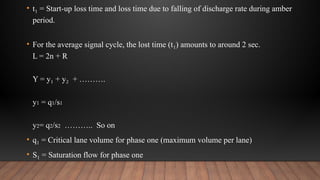 webster method of signal design in traffic ..pptx