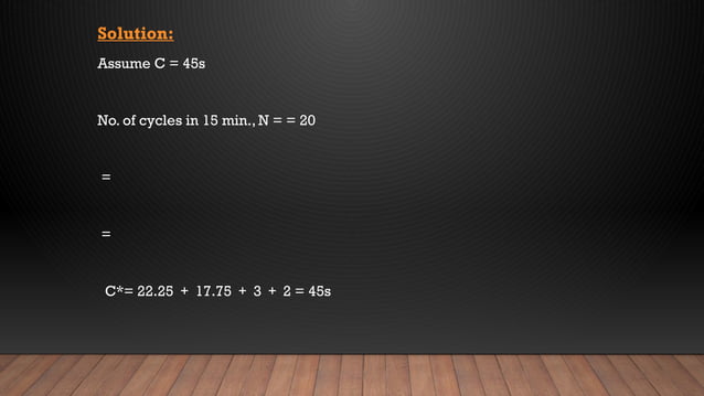webster method of signal design in traffic ..pptx
