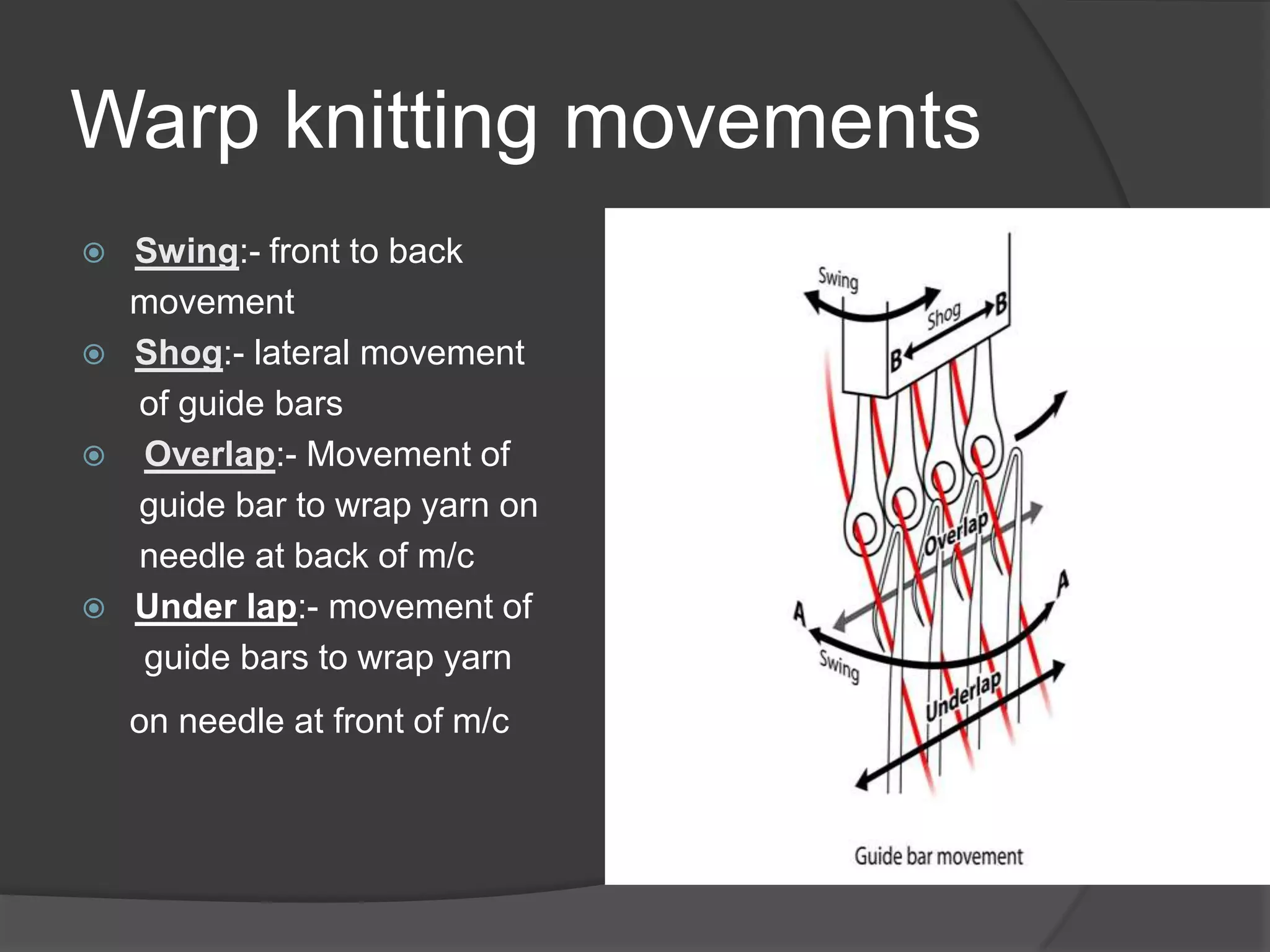 Web stitching & stitch bonding warp knitt | PPTX