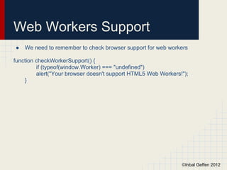 Web Storage & Web Workers | PPT