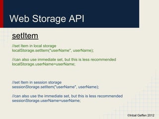 Web Storage & Web Workers | PPT