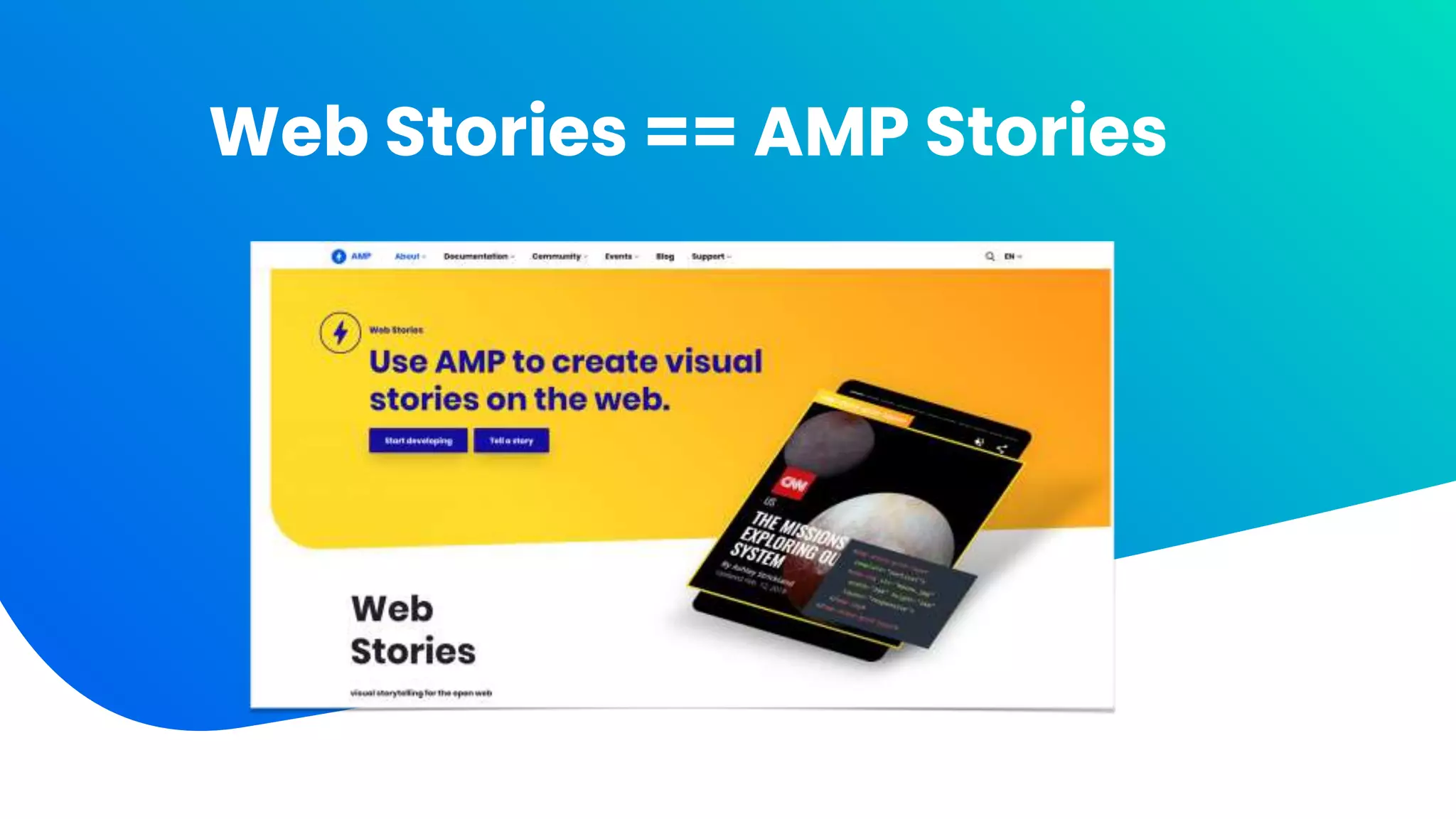 Web stories the new visual storytelling format for the web | PPTX