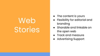 Web stories the new visual storytelling format for the web | PPT
