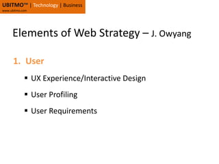 Web Strategy 101 | PPT