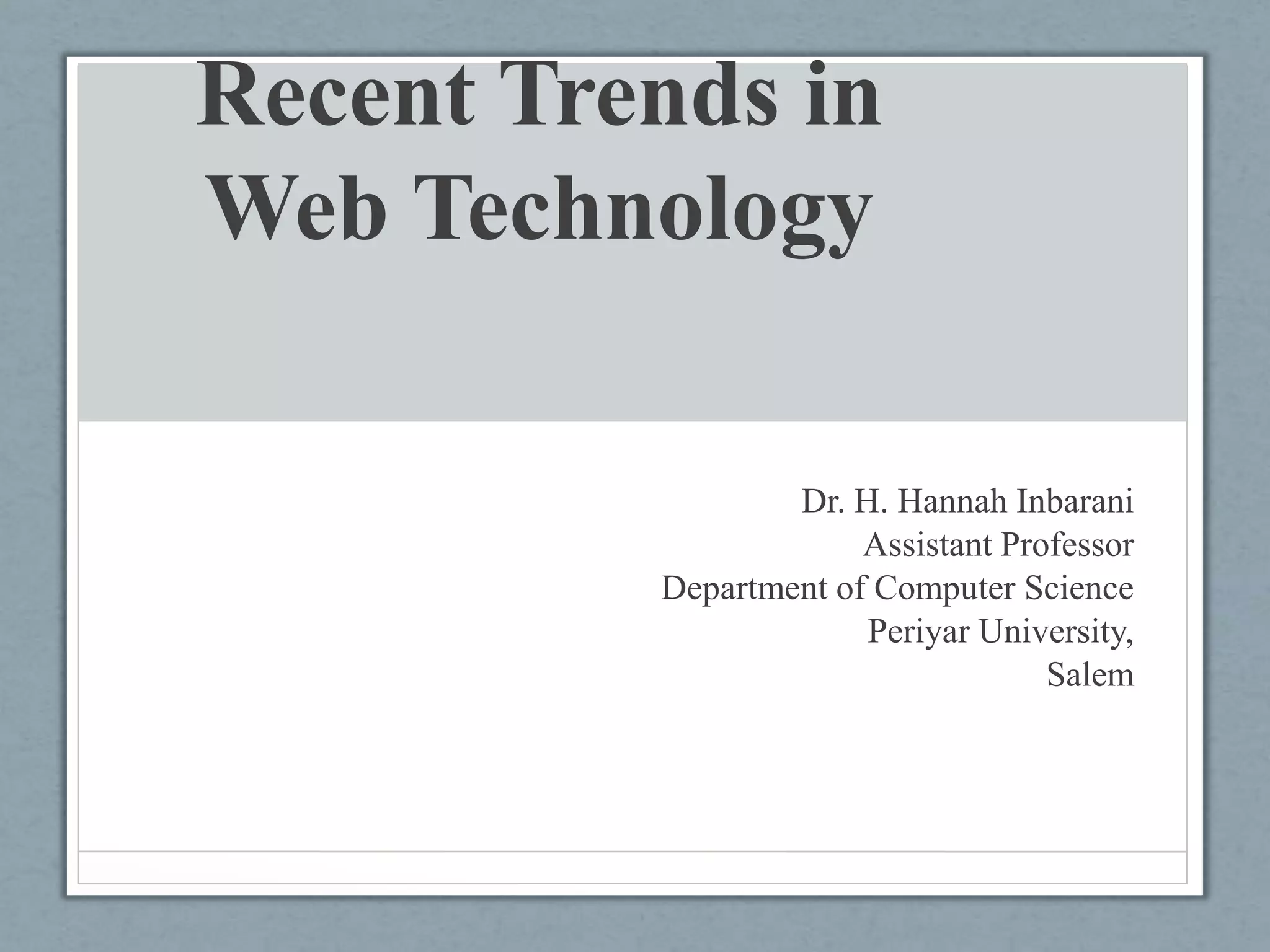 Webtech | PPT