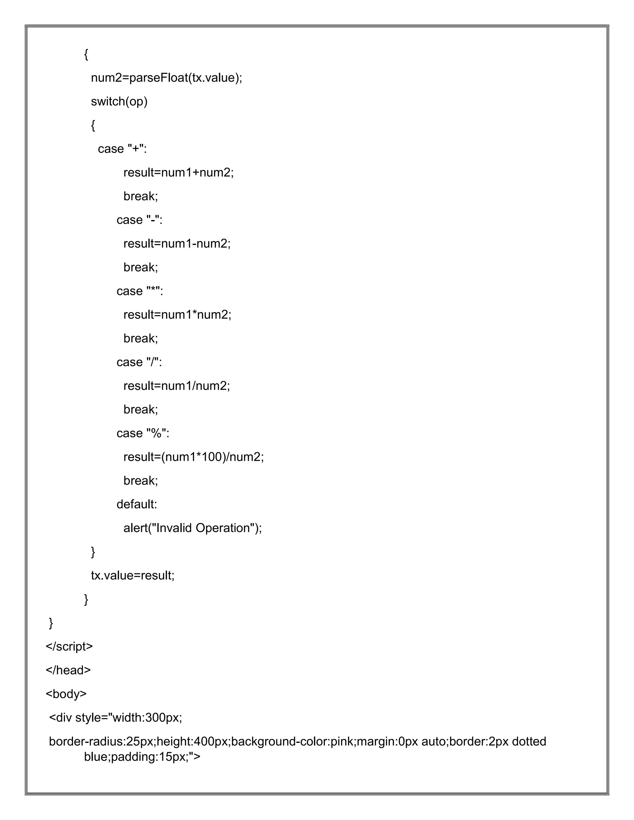 Web Technology Lab files with practical | PDF