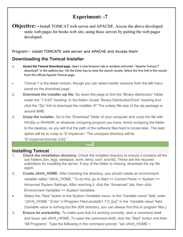 Web Technology Lab files with practical | PDF