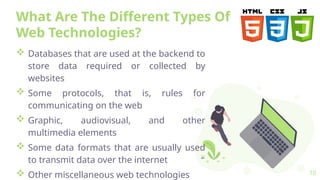 Introduction to Web Technologies Powerpoint | PPTX