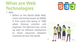 Introduction to Web Technologies Powerpoint | PPTX